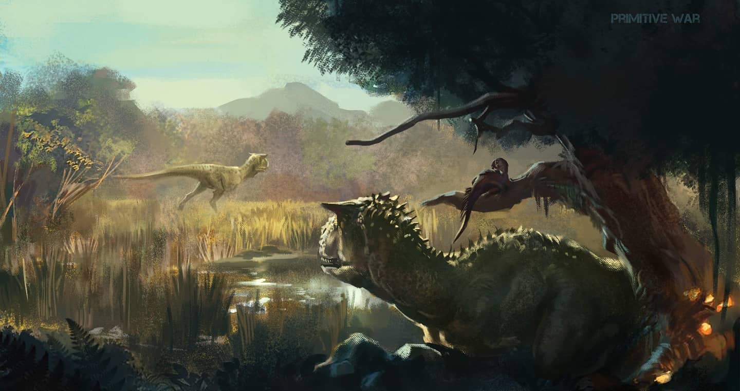 Dinosaur War Wallpaper