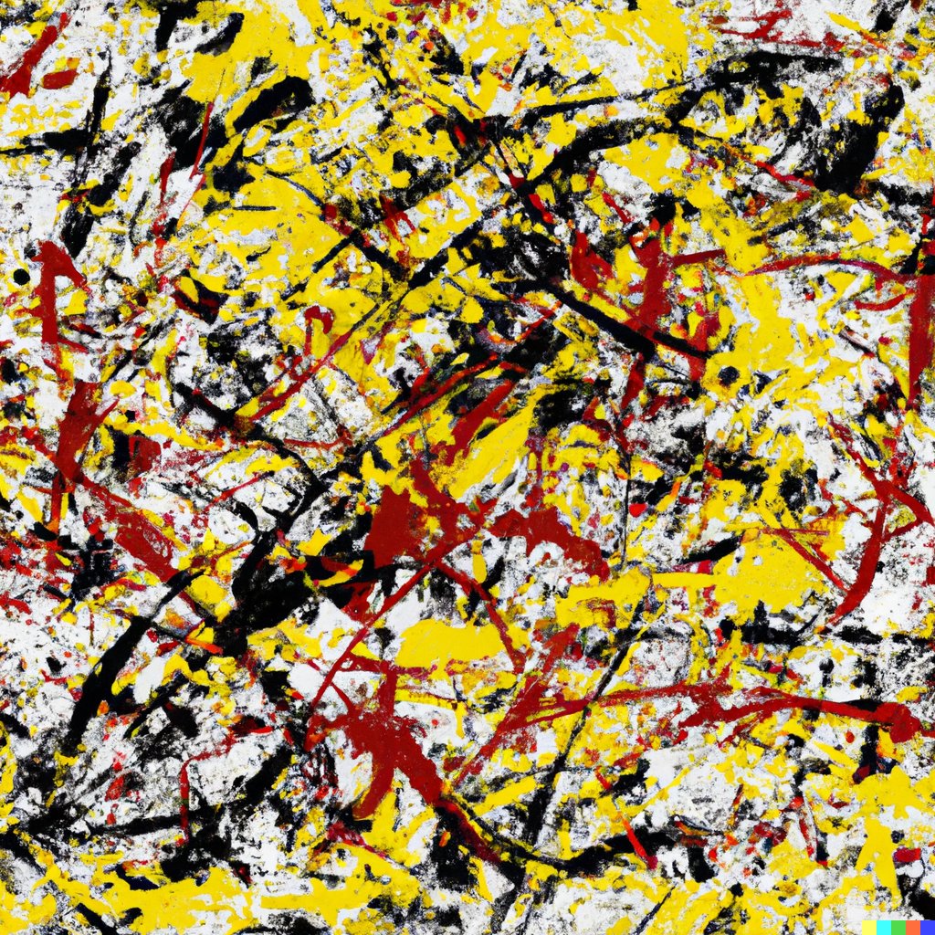 Jackson Pollock Action Painting