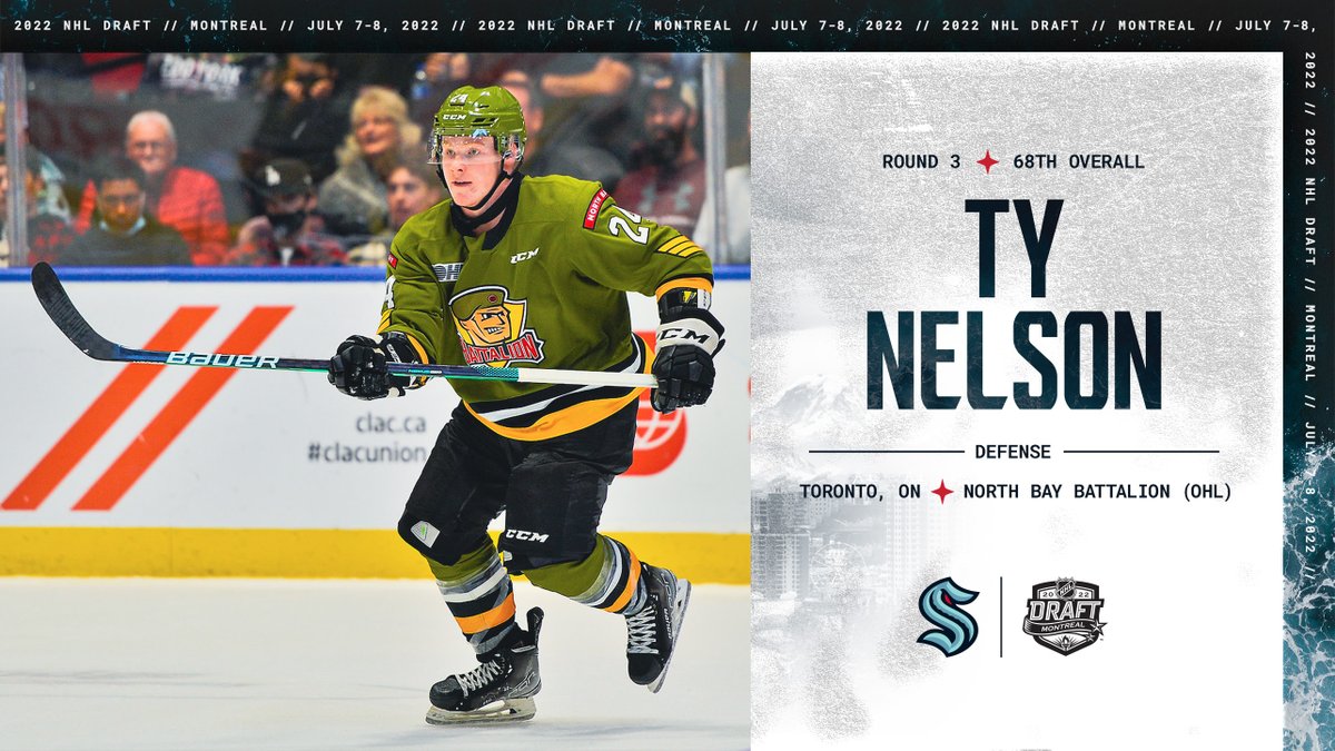 [Seattle Kraken] With the 68th overall pick, the #SeaKraken select Ty ...