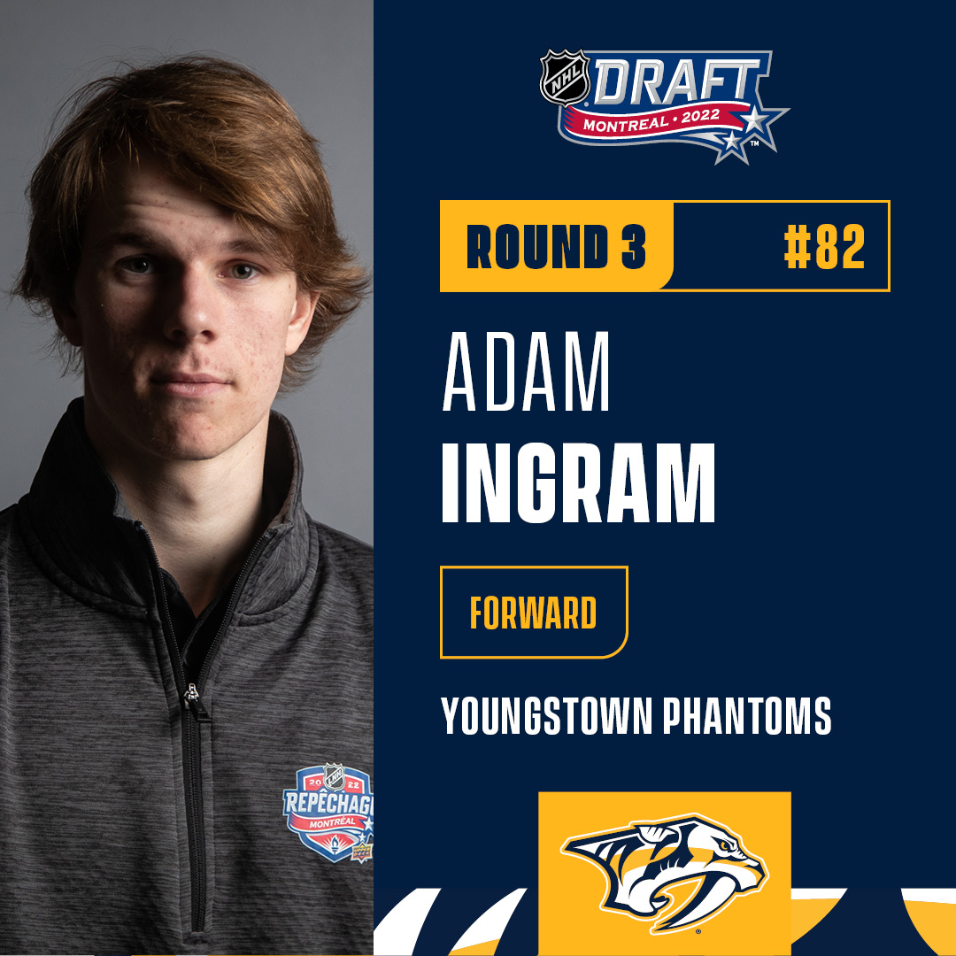 With the 82nd overall pick in the 2022 NHL Draft, the Nashville ...