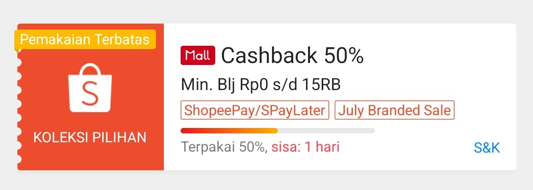 Racun Belanja | Info Diskon, Promo, Cashback on Twitter: "Shopee Juli Branded Sale 🌟 Klaim ...
