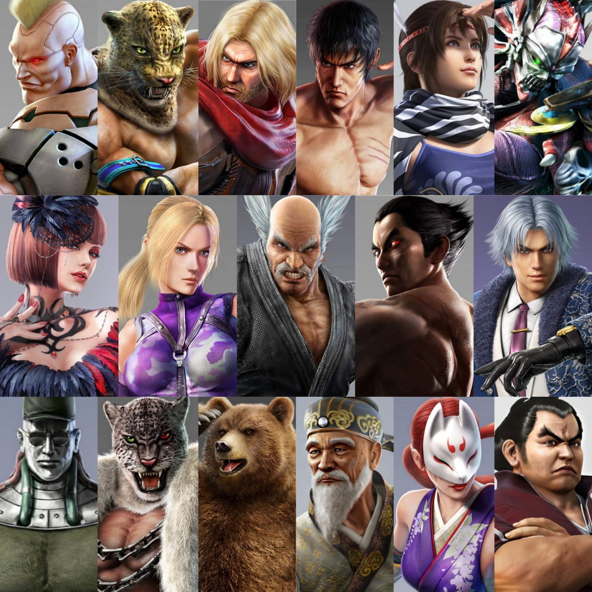 Original Tekken Characters