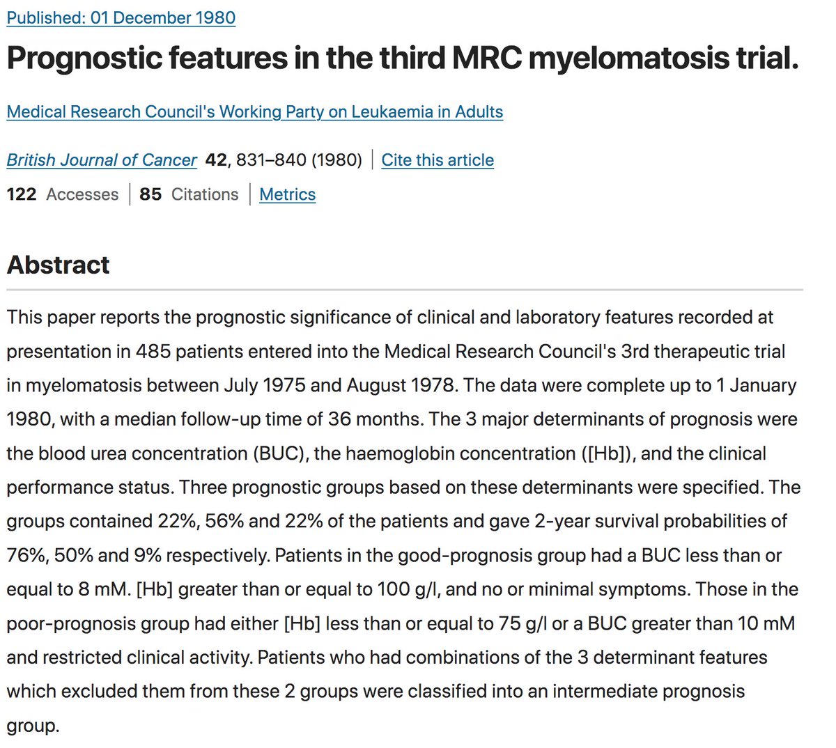 Ever wondered about the staging of myeloma? Why is it so confusing? Why ...