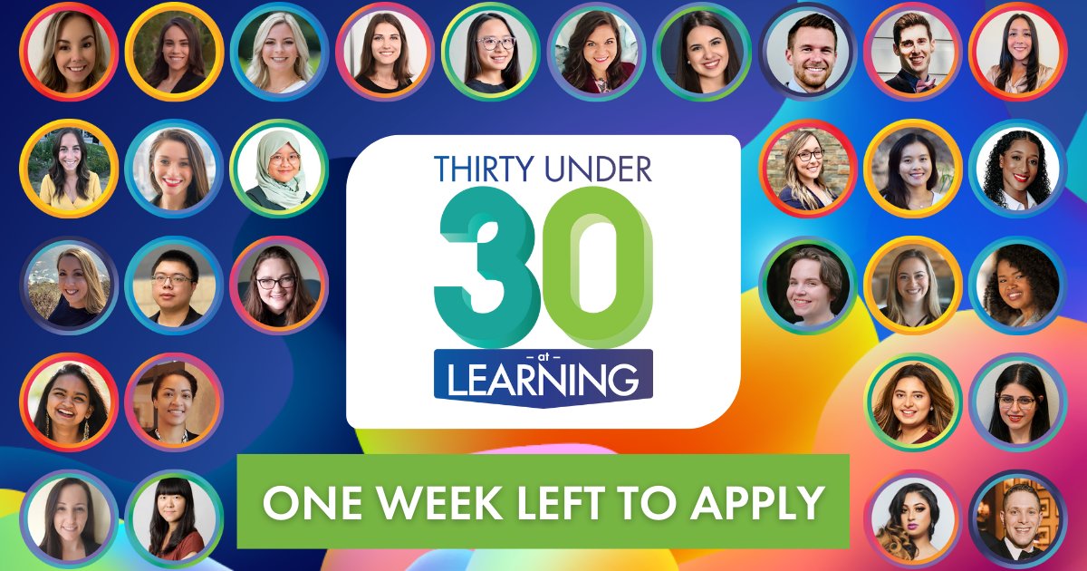 Learning 2022 Conference on Twitter: "Time is running out...there's just ONE WEEK left to submit ...