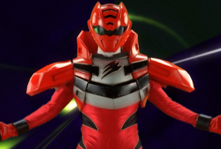 Power Rangers Jungle Fury Red Ranger Bike