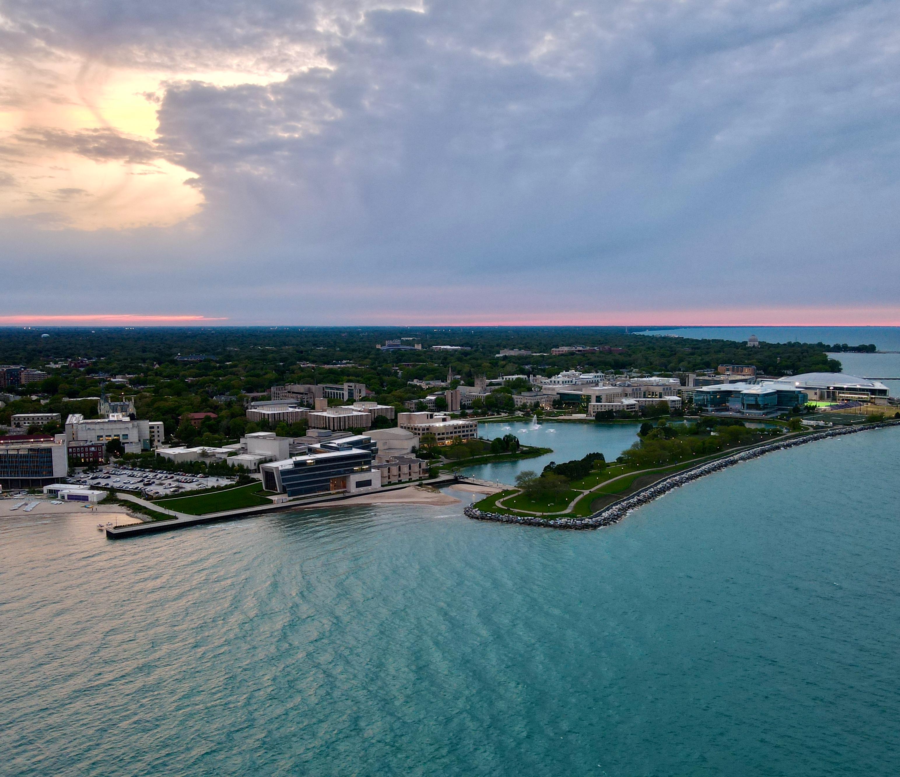 Northwestern University Campus Aerial Northwestern University Campus Aerial