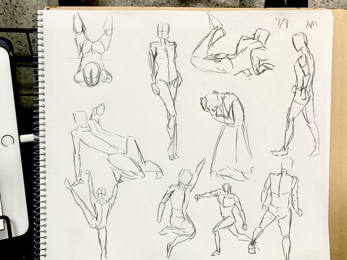 「おはクロッキー 久しぶりに写真からクロッキーした 意外といけるもんだ 」スエコフ@C105日曜日 東地区 “K”ブロック－30bの漫画