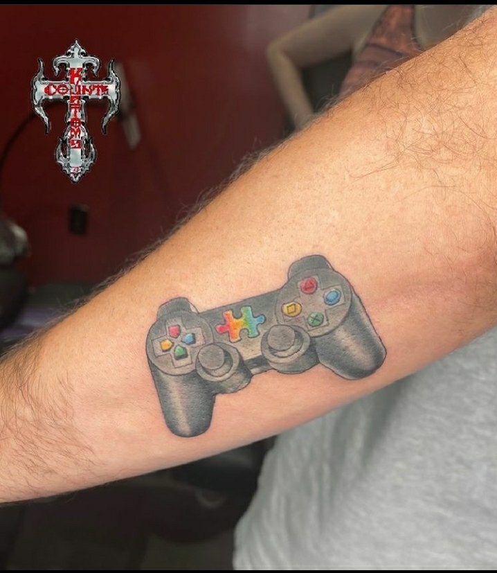 Video Game Controller Tattoos Tattoo Uploaded By Stacy Willis