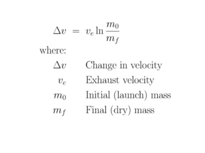 Massimo on Twitter: "RT @Rainmaker1973: Devised in 1898, the Tsiolkovsky rocket equation ...