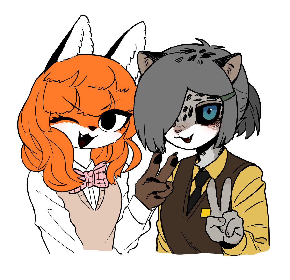 「하와와 콜라보레이션 」|고래군のイラスト