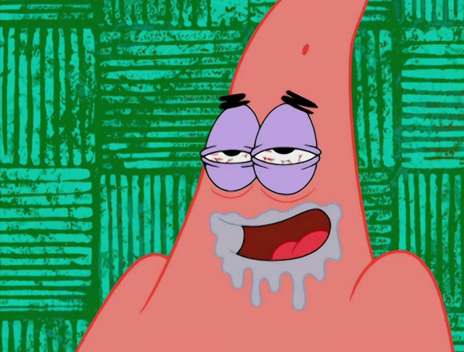Patrick Star Drooling