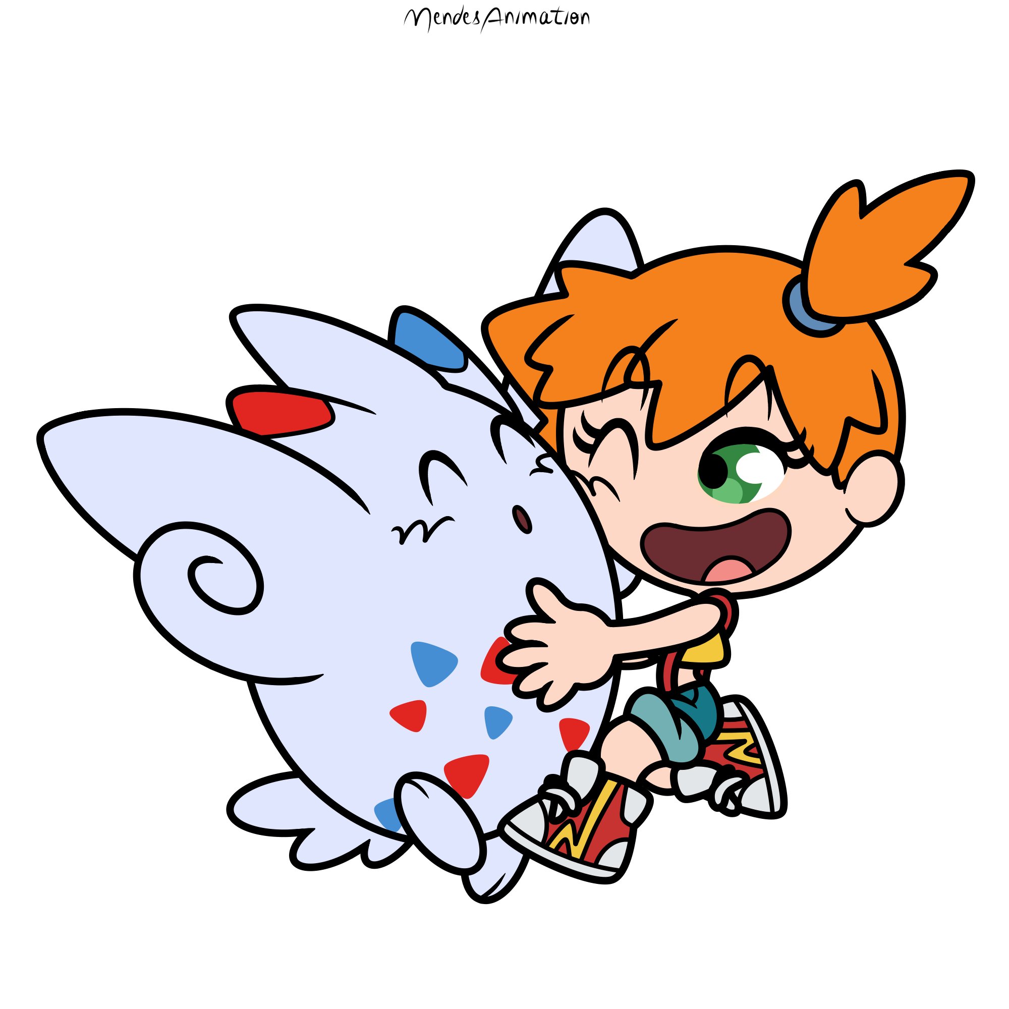 Mendes Animation On Twitter Misty Y Togekiss Art Pokemon Mendesanimation