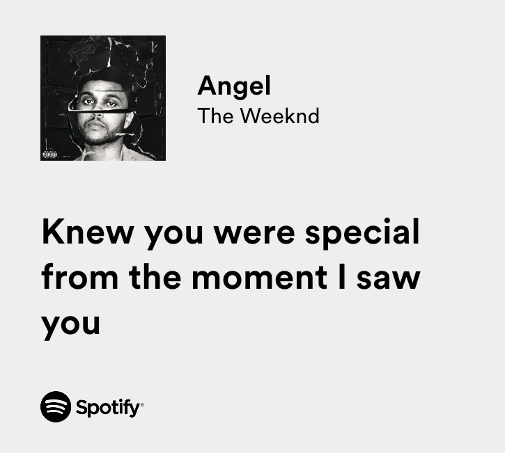Relatable Iconic Lyrics On Twitter The Weeknd Angel