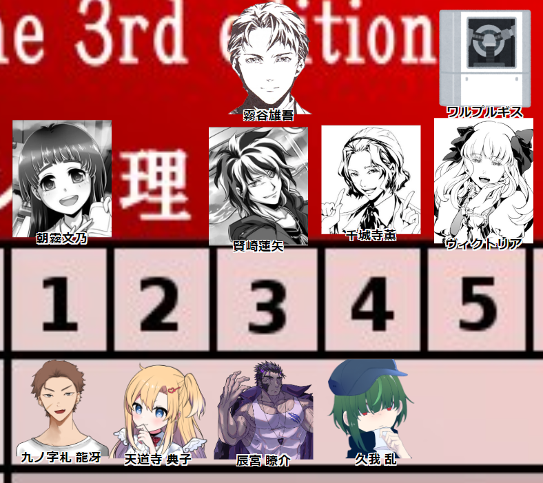 清水は新規卓9月から on Twitter: "───────────── 𝗗𝗫𝟯𝗿𝗱 // 『Silhouette in Fog』 𝗚𝗠 あぞ 𝗣𝗖𝟭 さくわん / 九ノ字札 龍冴 𝗣𝗖𝟮 ...