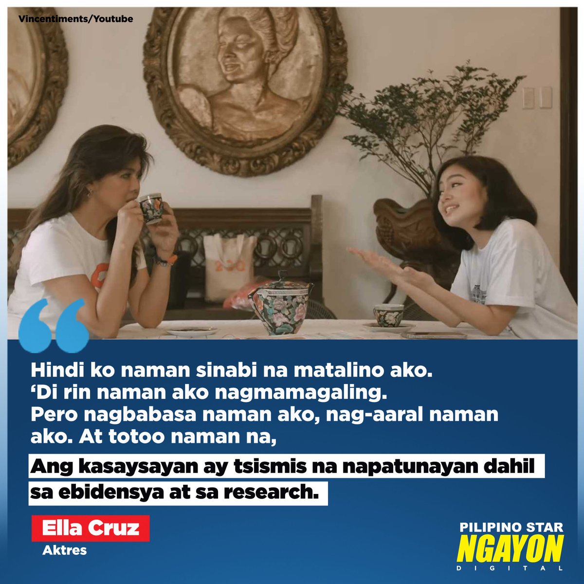 The Philippine Star on Twitter: "RT @psngayondigital: 'NAGBABASA NAMAN AKO' Aktres na si Ella ...