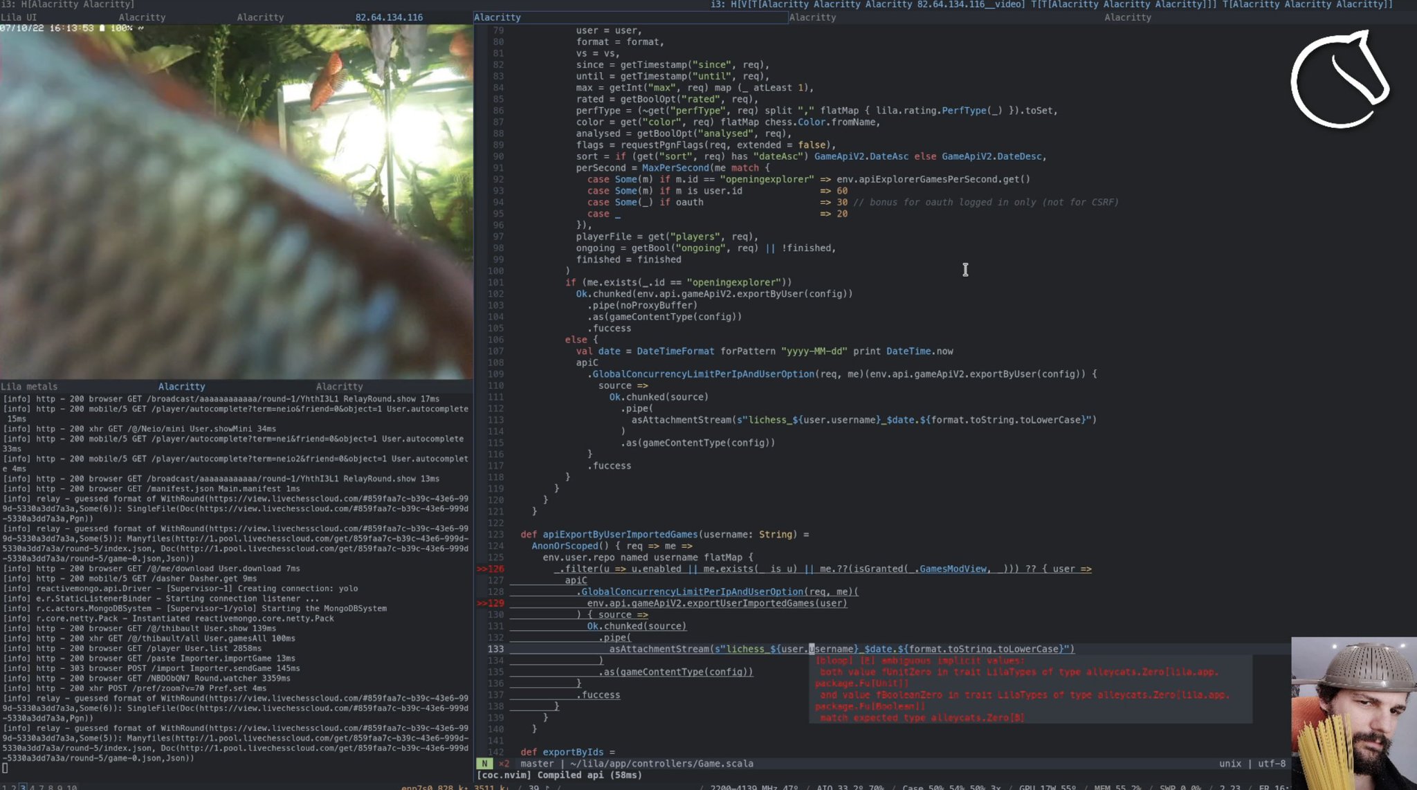 Lichess.org on Twitter: "Thibault is back on Twitch building Lichess! Tune in on https://t.co ...