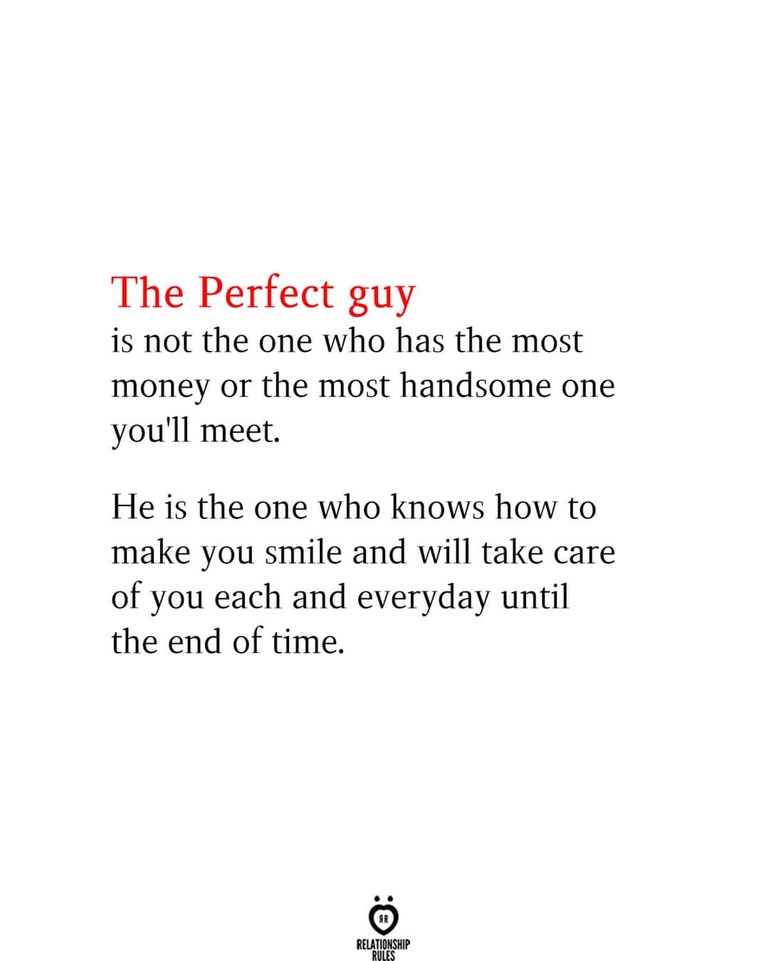 Perfect Guy Quotes