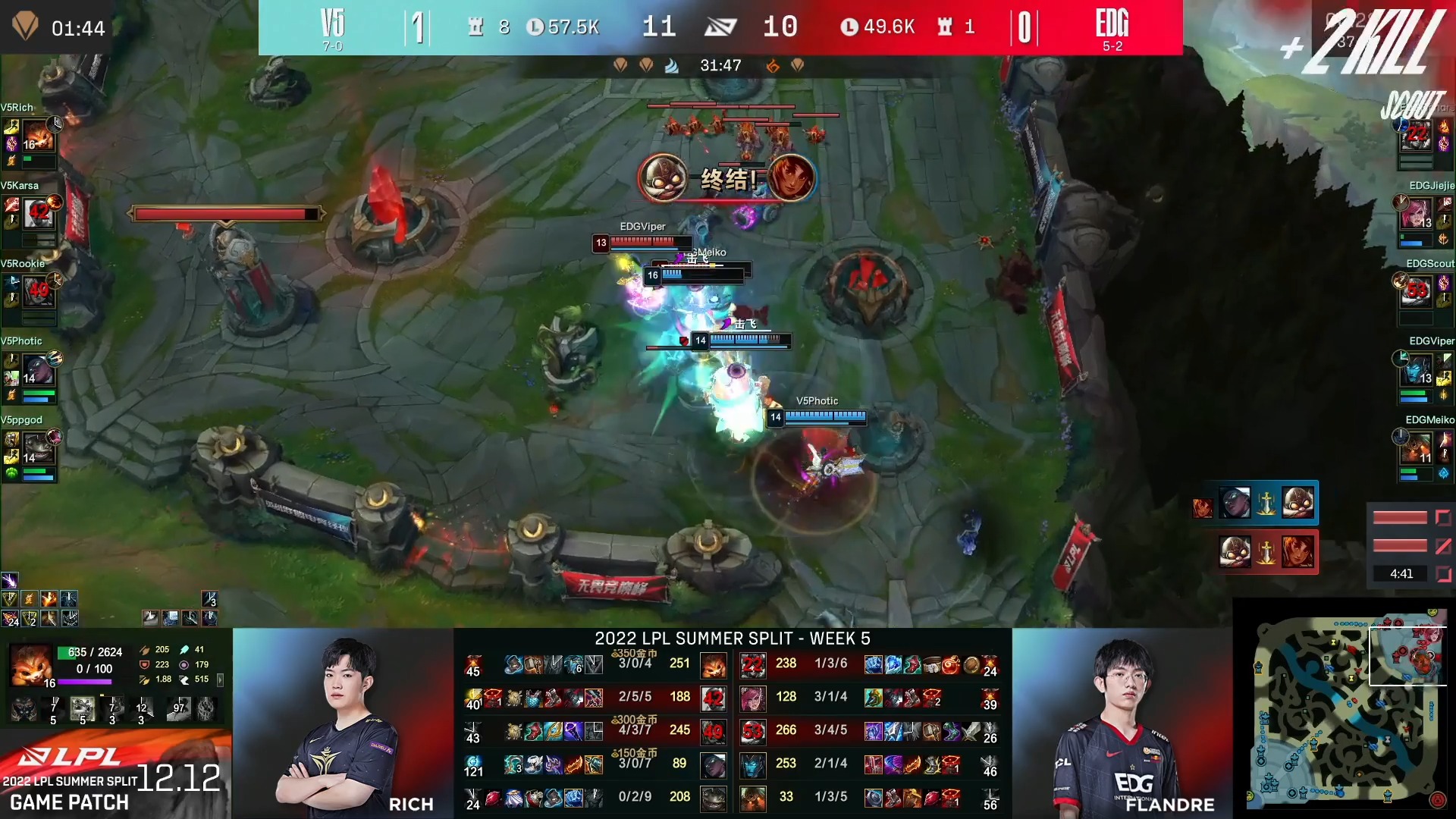 LPL on Twitter: "The power of the new blood! Photic scores a triple kill with ppgod by his side ...