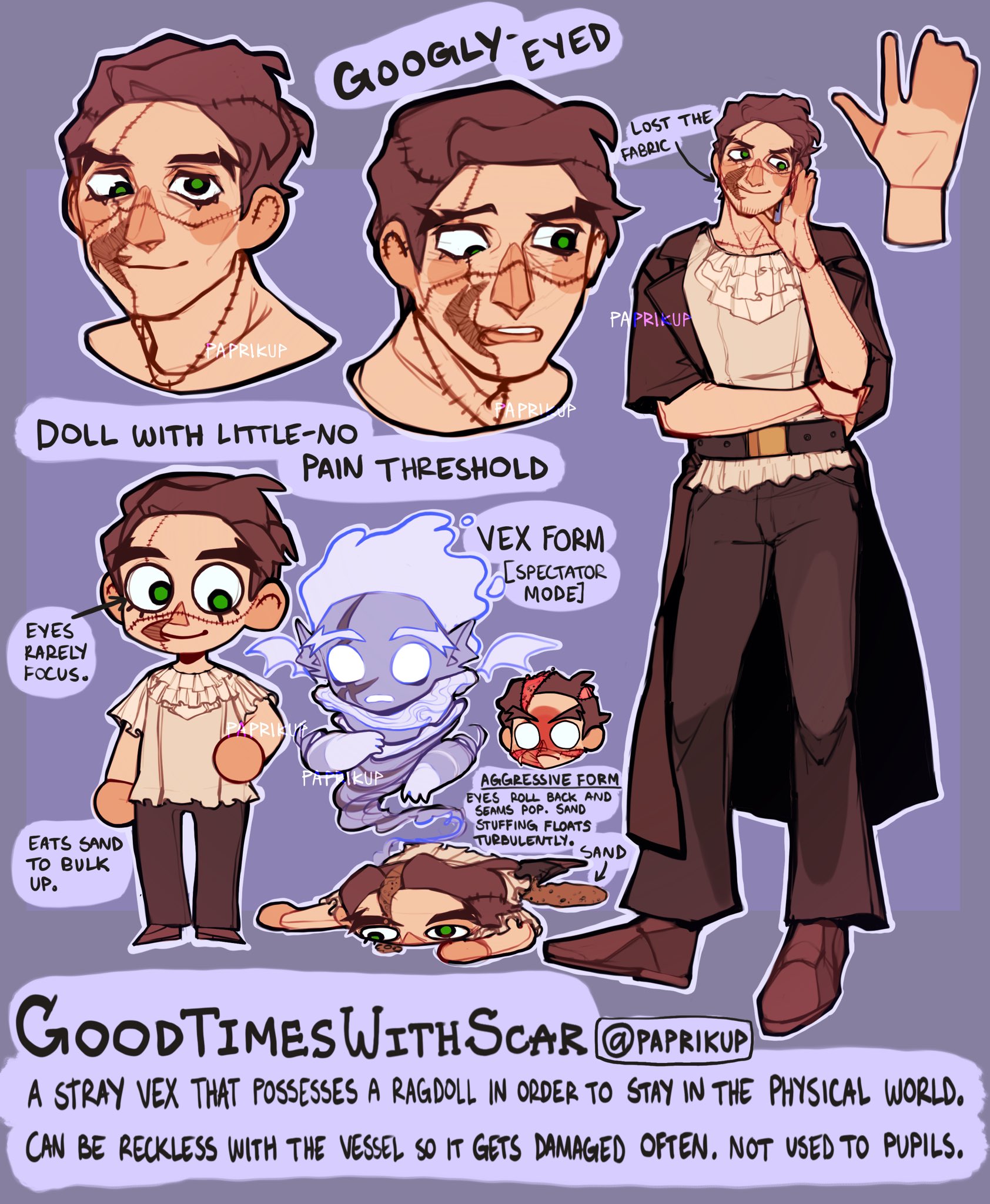 Goodtimeswithscar Fanart GoodTimesWithScar Cryptid & Angry