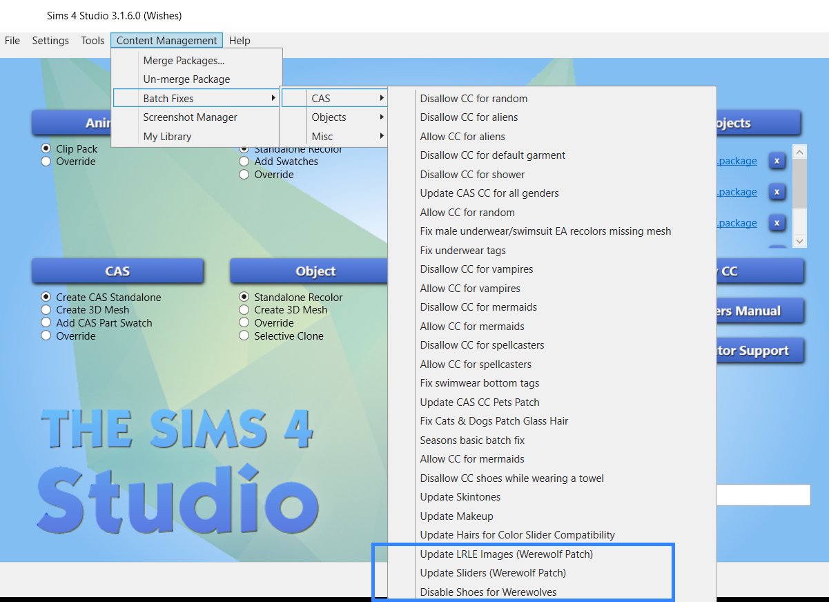 Sims 4 Studio on Twitter: "Windows/Mac versions are updated: 1. The batch fixes from the last ...