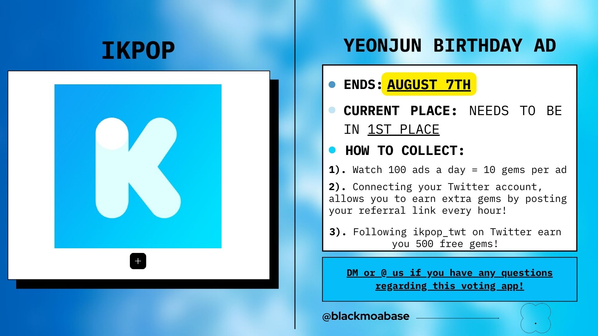#BMB on Twitter: "[🦊] IKPOP #YEONJUN Birthday Ad Collecting Reminder! #BMBCollects Drop a ...