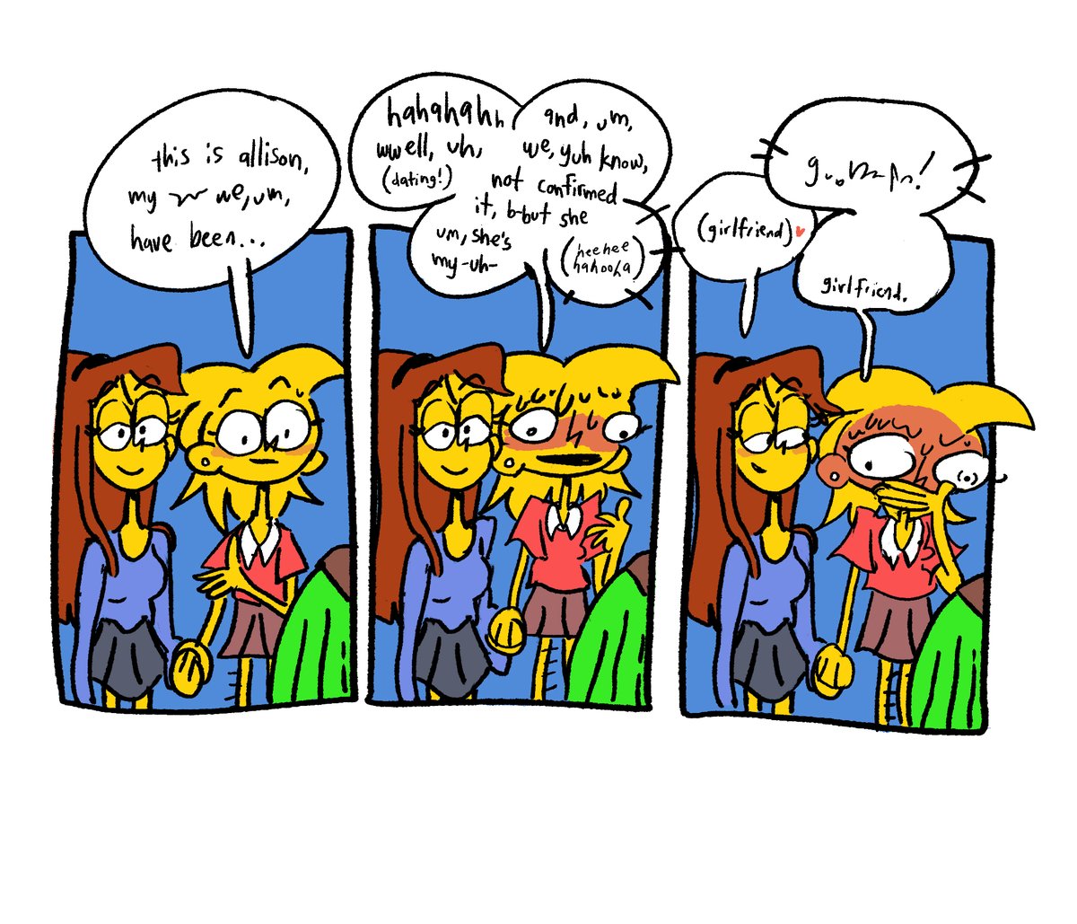 「lisa begrudgingly accepts an invitation to a party from mill」connorの漫画