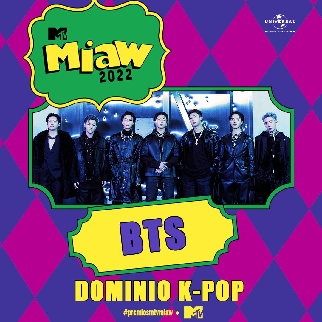 BTS Charts Daily⁷ᴹᵒʳᵉ on Twitter: "🏆 Congratulations @BTS_twt for winning 2/2 Awards "Dominio K ...