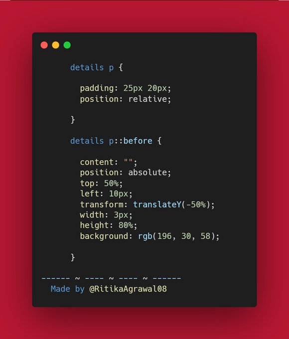 🔸Let's make an Accordion in 8 Simple Steps using CSS🔸 A Thread🧵⬇️ ...