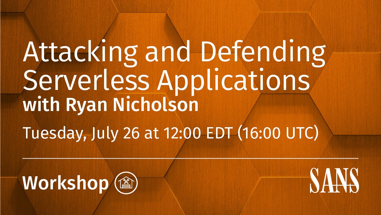 SANS Institute on Twitter: "📅Tuesday, July 26, 12:00 p.m. EDT! ⚠️Learn how to perform security ...