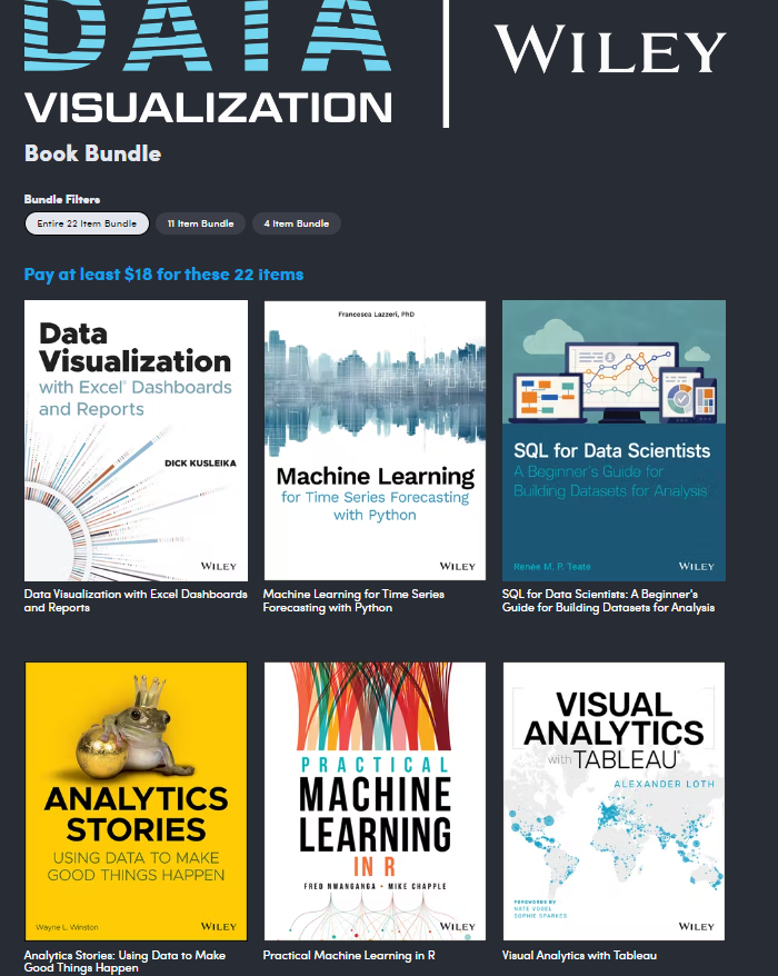 Wario64 on Twitter: "Humble Book Bundle: Data Visualization https://t.co/xHg80R66Ba #ad https ...
