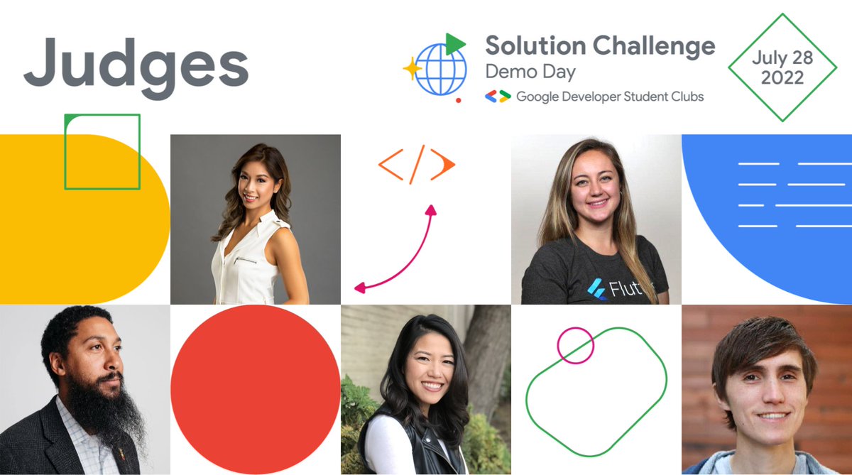 🌟 Meet our Demo Day judges! We’re excited to have Google experts join ...