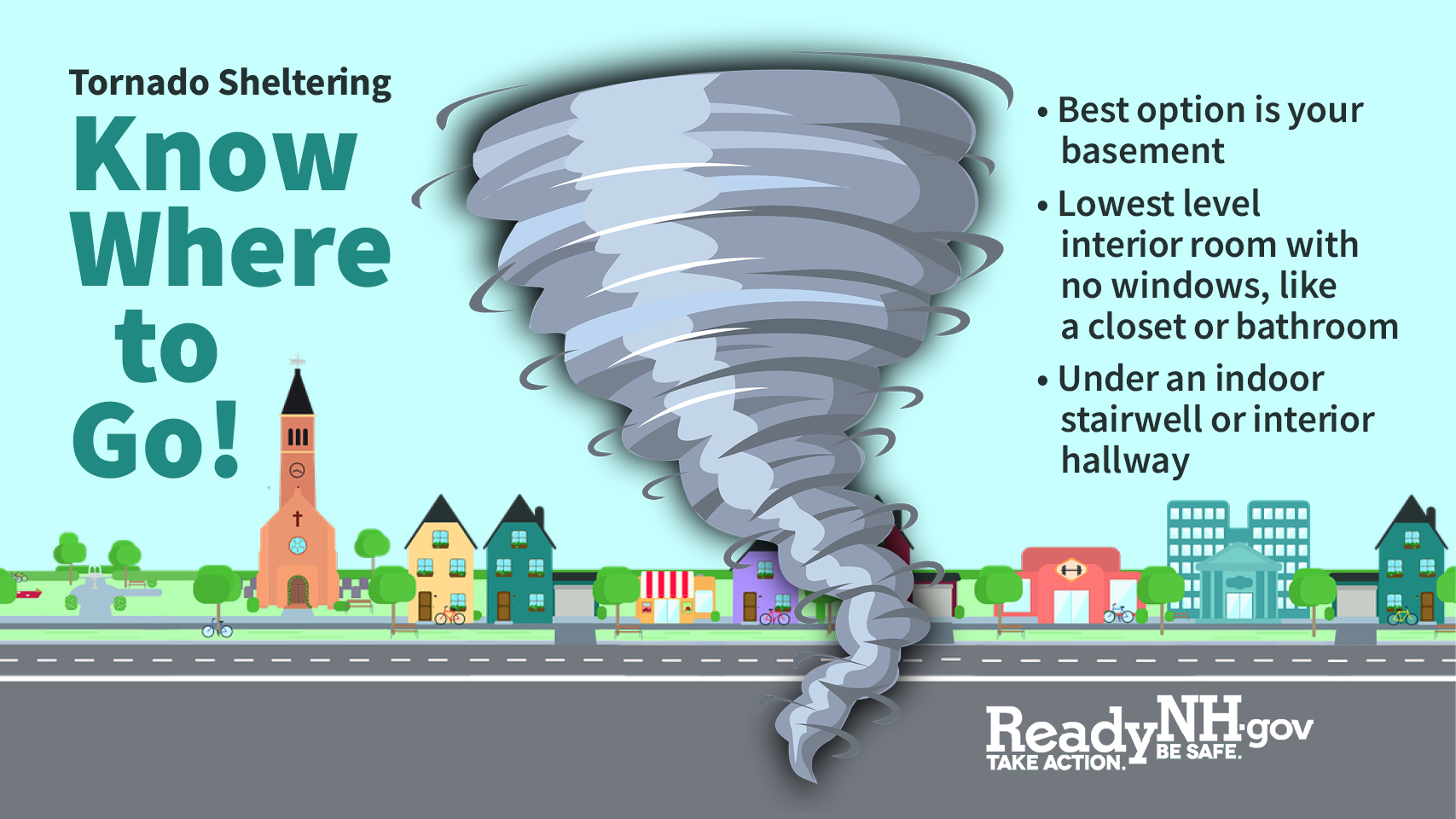 Infographic Tornado Evacuation