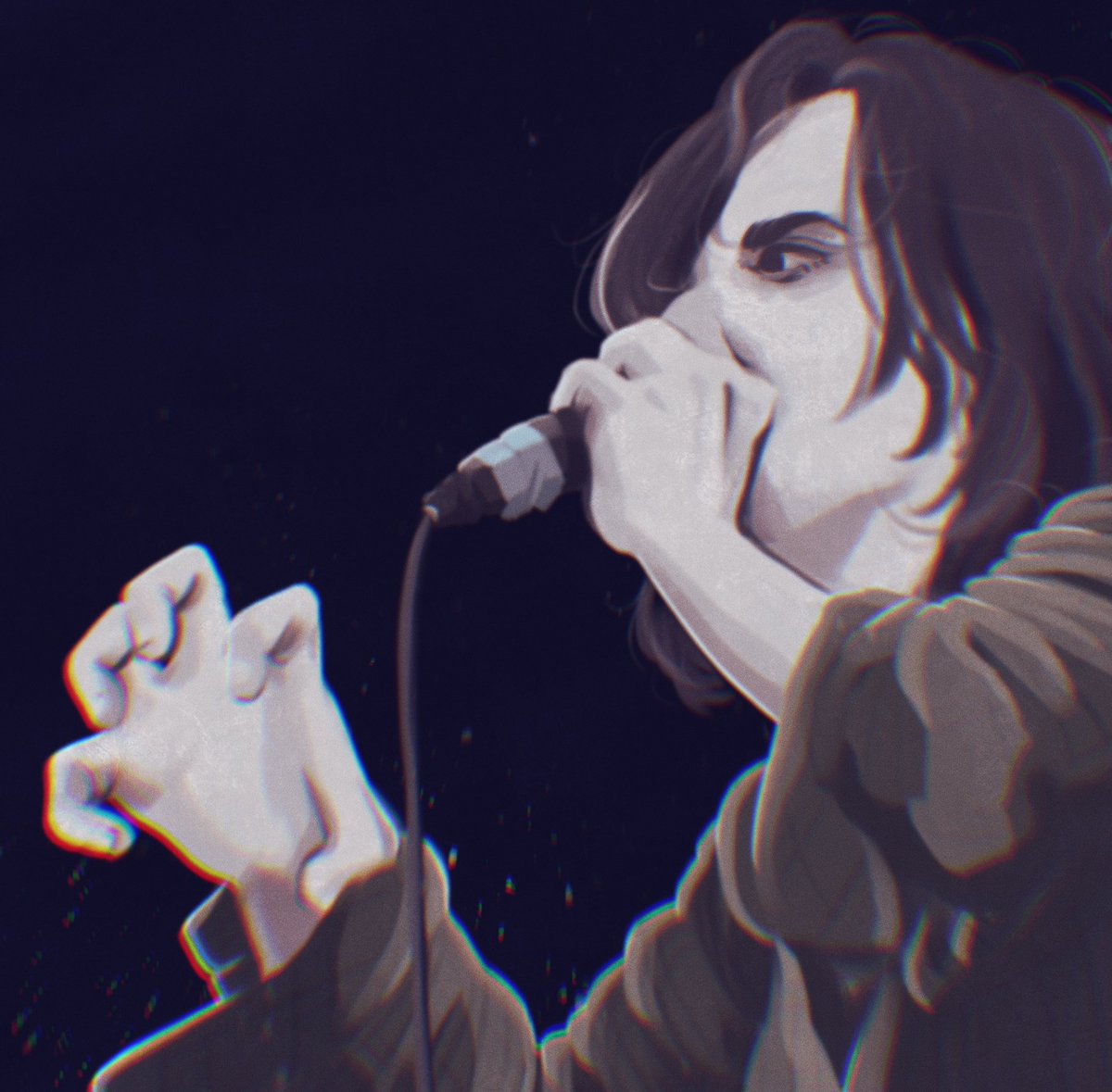 「painted gerard way the other night 」|Ghost Ivy ☂︎のイラスト