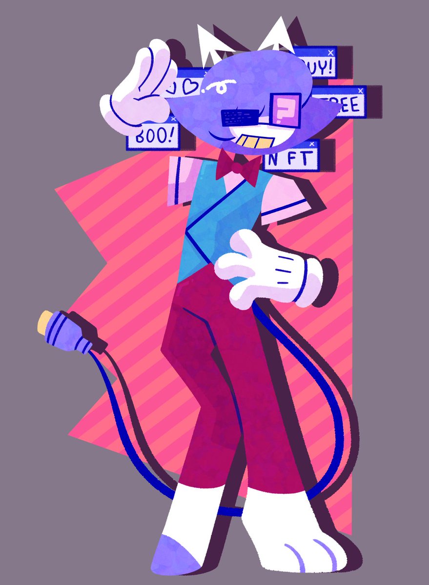 「AF attack for @ColourfulPlague as a reve」|⚡Jones, Your FM Radio📻のイラスト