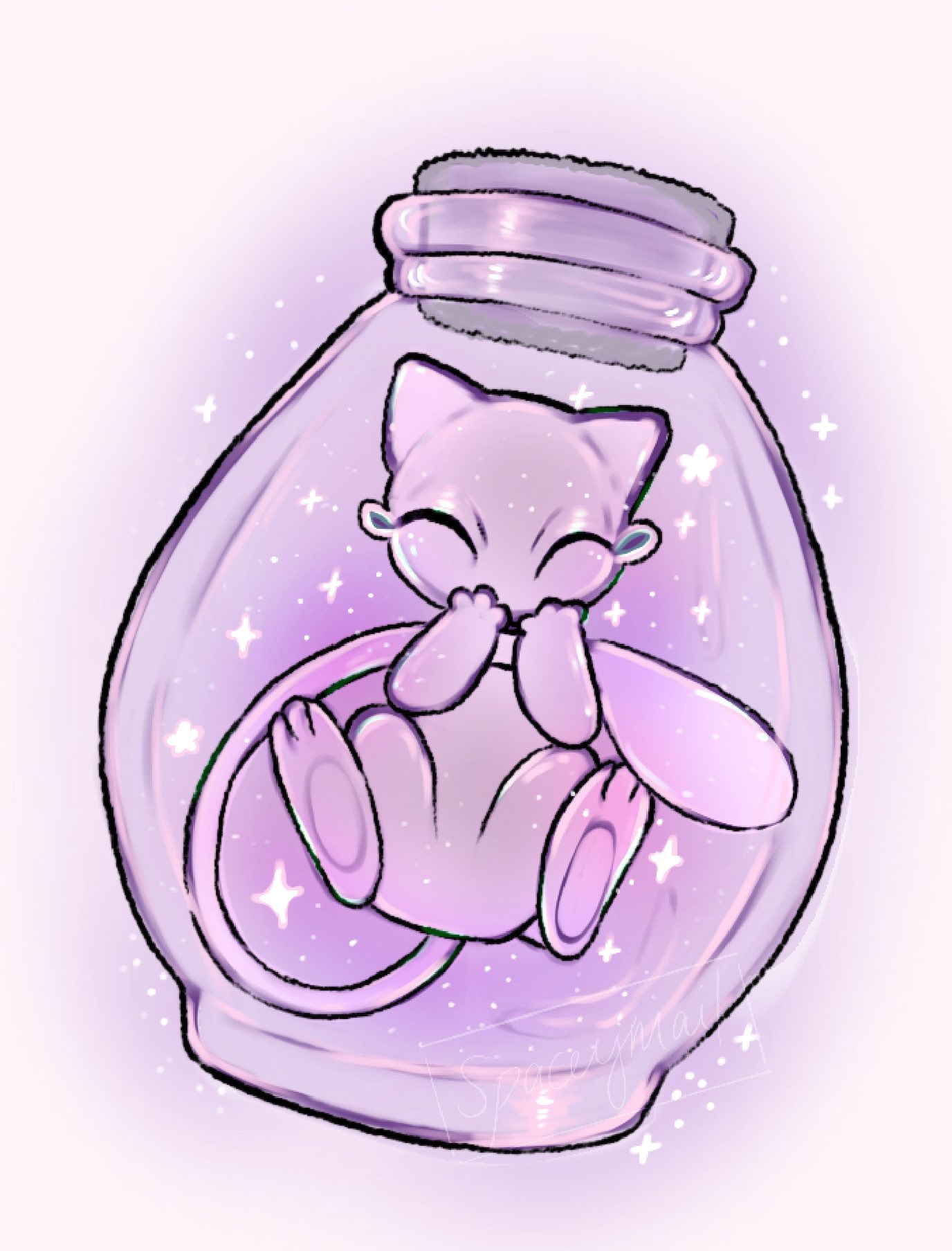 Cute Mew Drawing