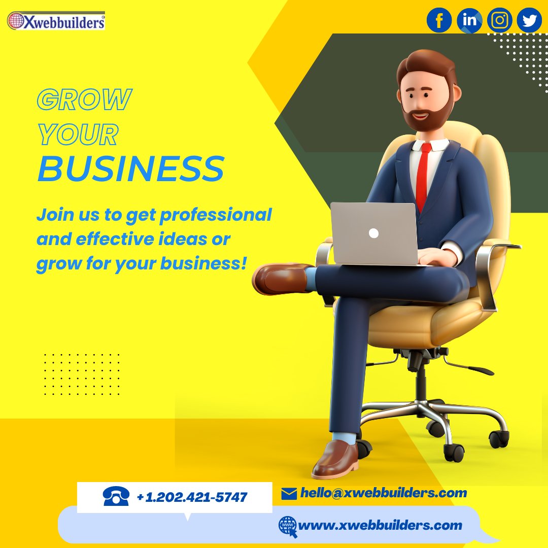 Xweb Builders on Twitter: "Join us to get professional and effective ideas or grow for your ...