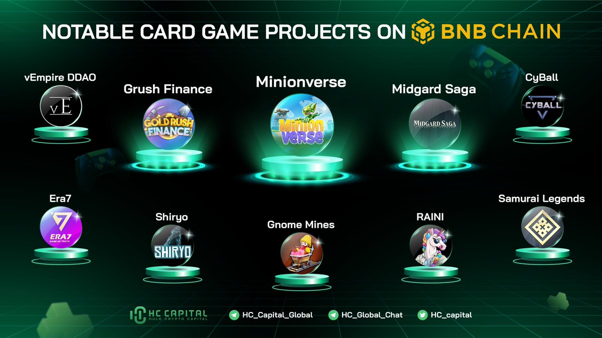 Notable Card Game Projects on BNBCHAIN! : r/Minionverse