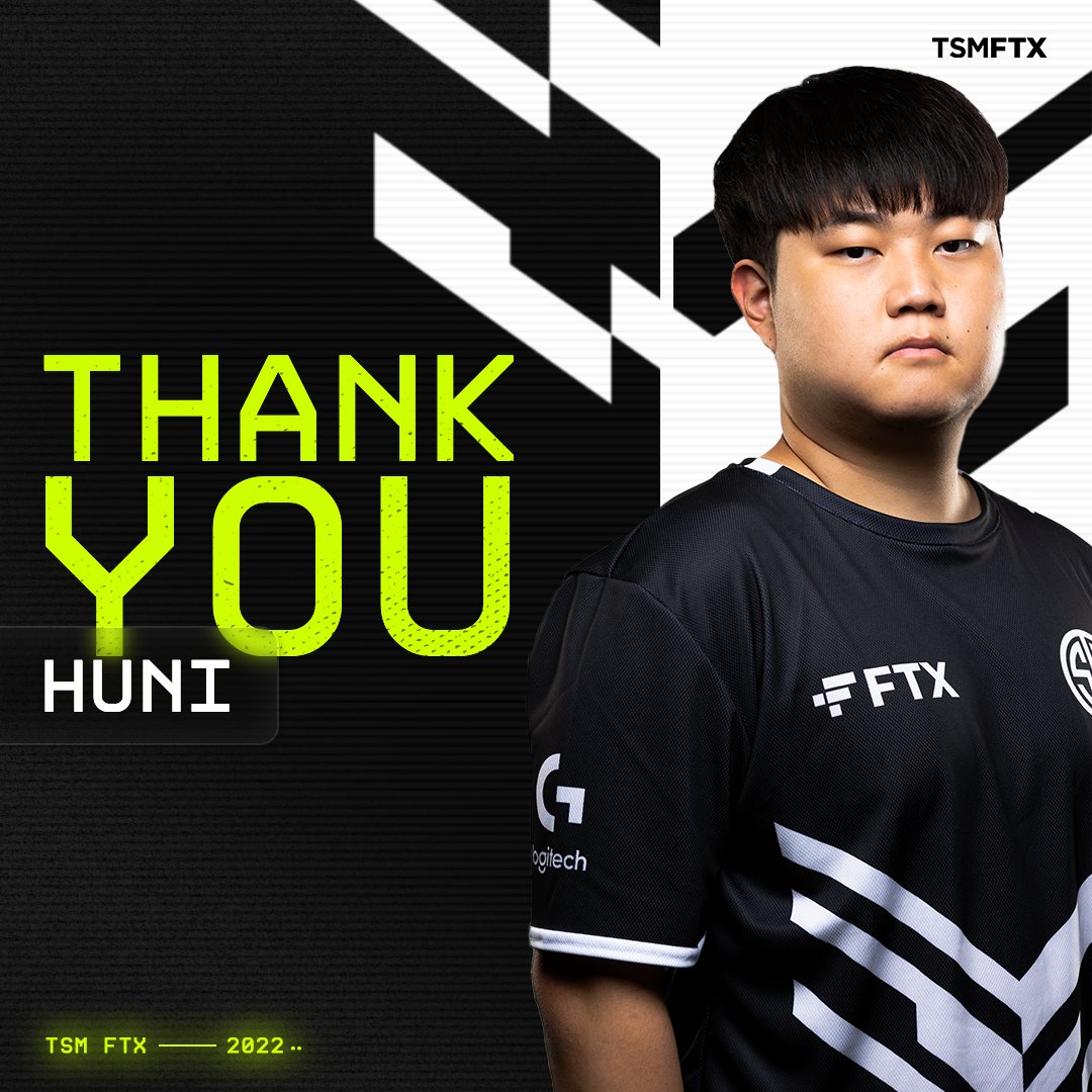 TSM FTX Report on Twitter: "Due to recurring wrist injuries, @Huni has decided to step down from ...