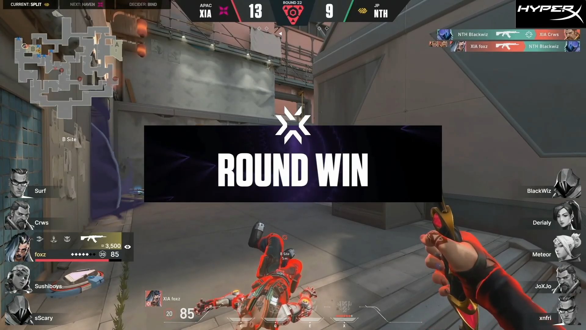 VALORANTまとめ by GameWith on Twitter: "1マップ目スプリットはXIAが勝利😭 2マップ目はヘイブンです。 勝ってくれ！！！ Twitch: https://t ...