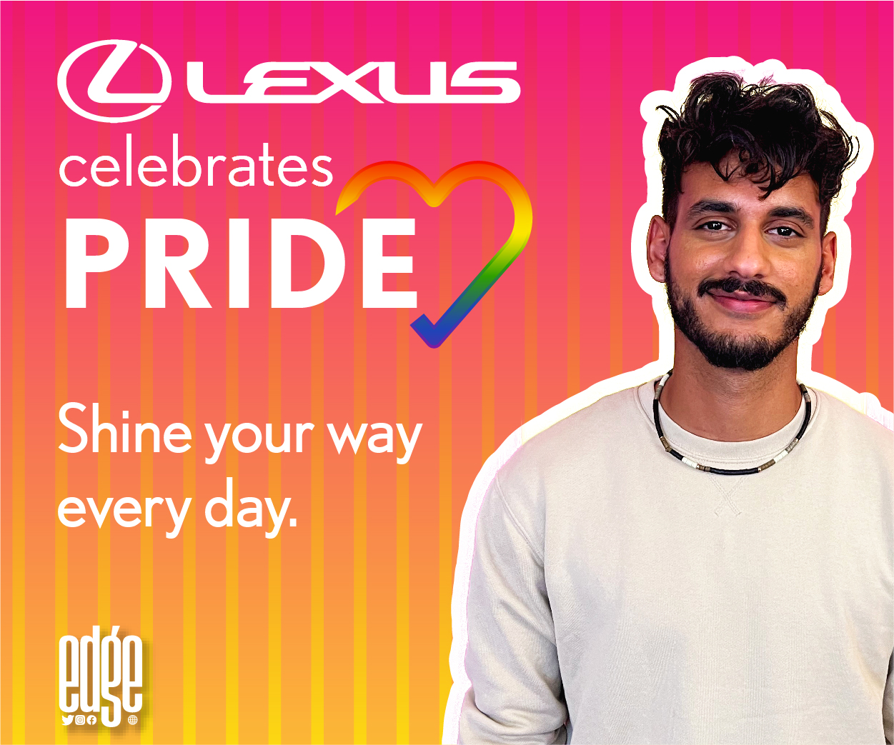 EDGE Media Network on Twitter: "Lexus Proud ft. @KayesHurricane. Join Lexus USA in celebrating ...