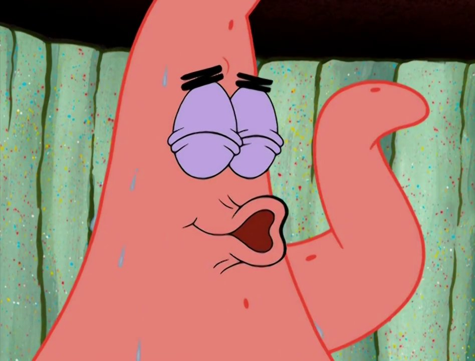 Patrick Star Sad Face