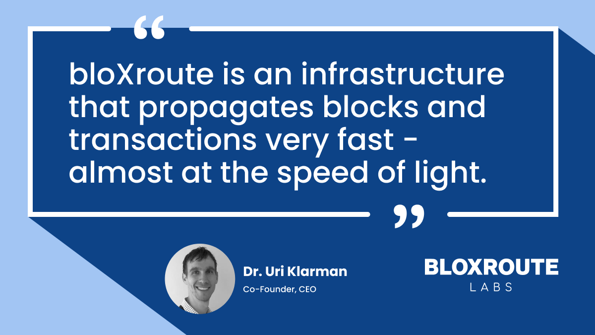 bloXroute Labs on Twitter: "New to bloXroute?⚡️ Learn what bloXroute does and how we're taking ...