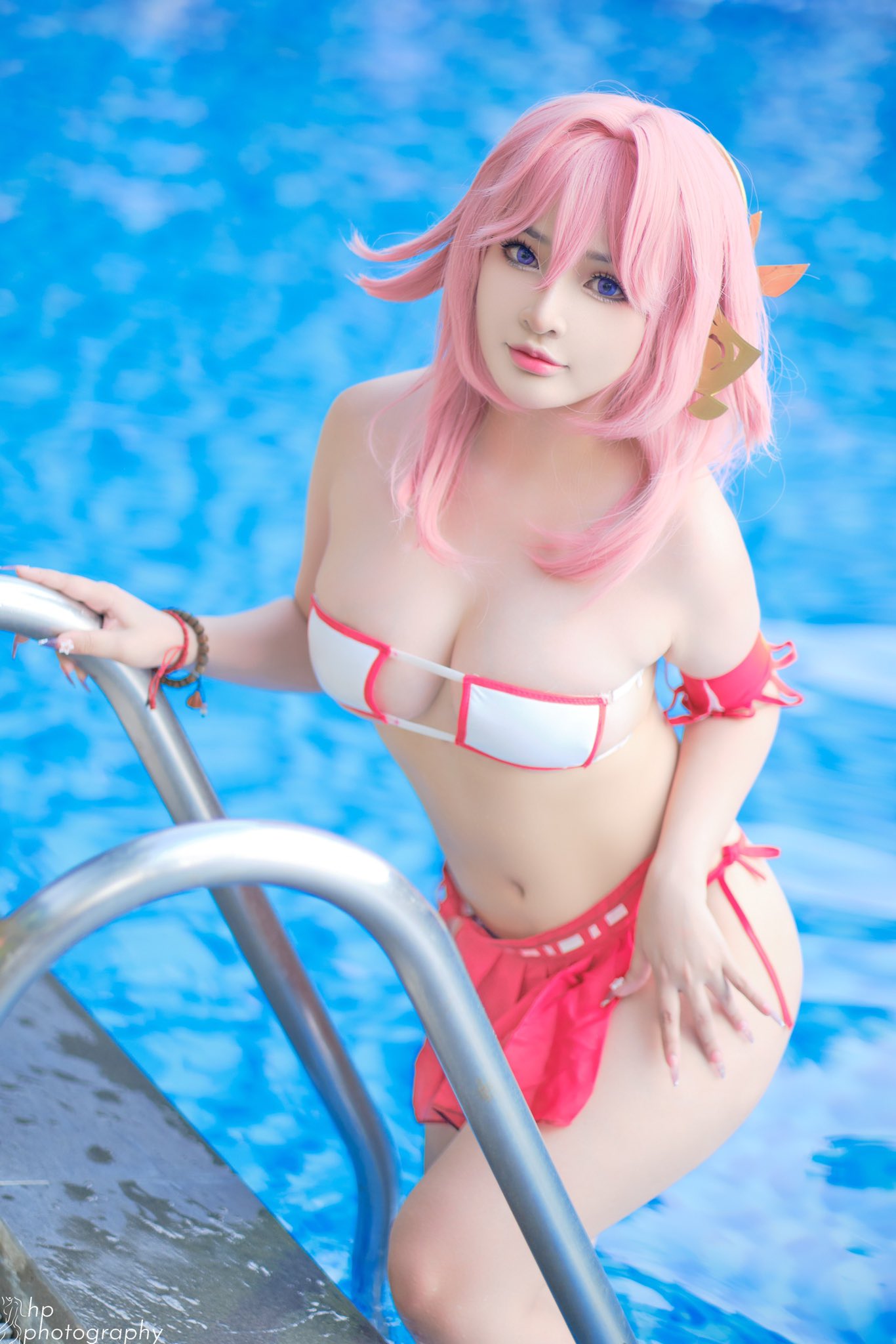 MiMi Chan - ミミちゃん(Mumi-むみ) 🐾 (leveling up) on Twitter: "Me as Yae Miko at Summer Cloud - Cosplay ...