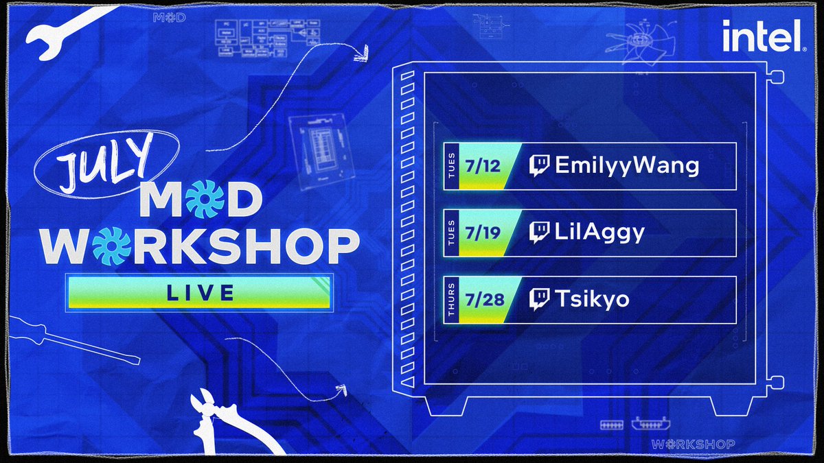 Intel Gaming on Twitter: "RT @IntelGaming: We've got a month full of #ModWorkshop coming to a ...