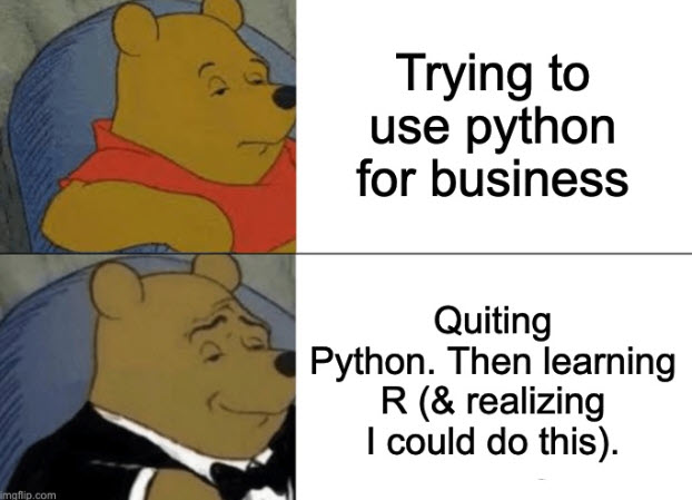 People are shocked when they learn that I picked #R over #Python. It’s ...