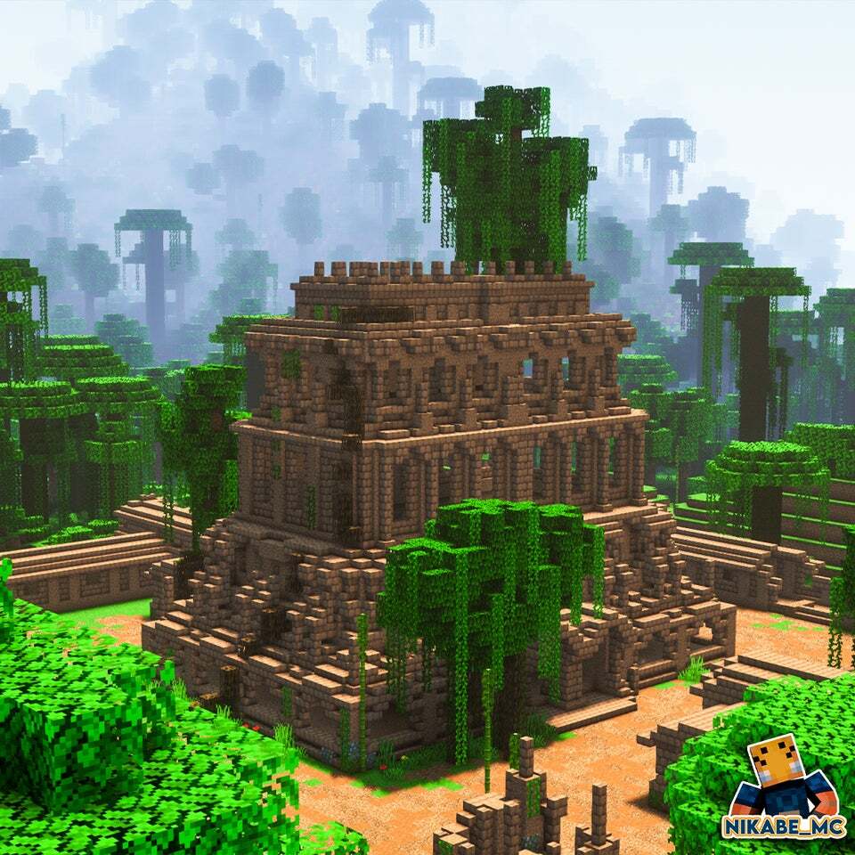 Minecraft Jungle Temple House