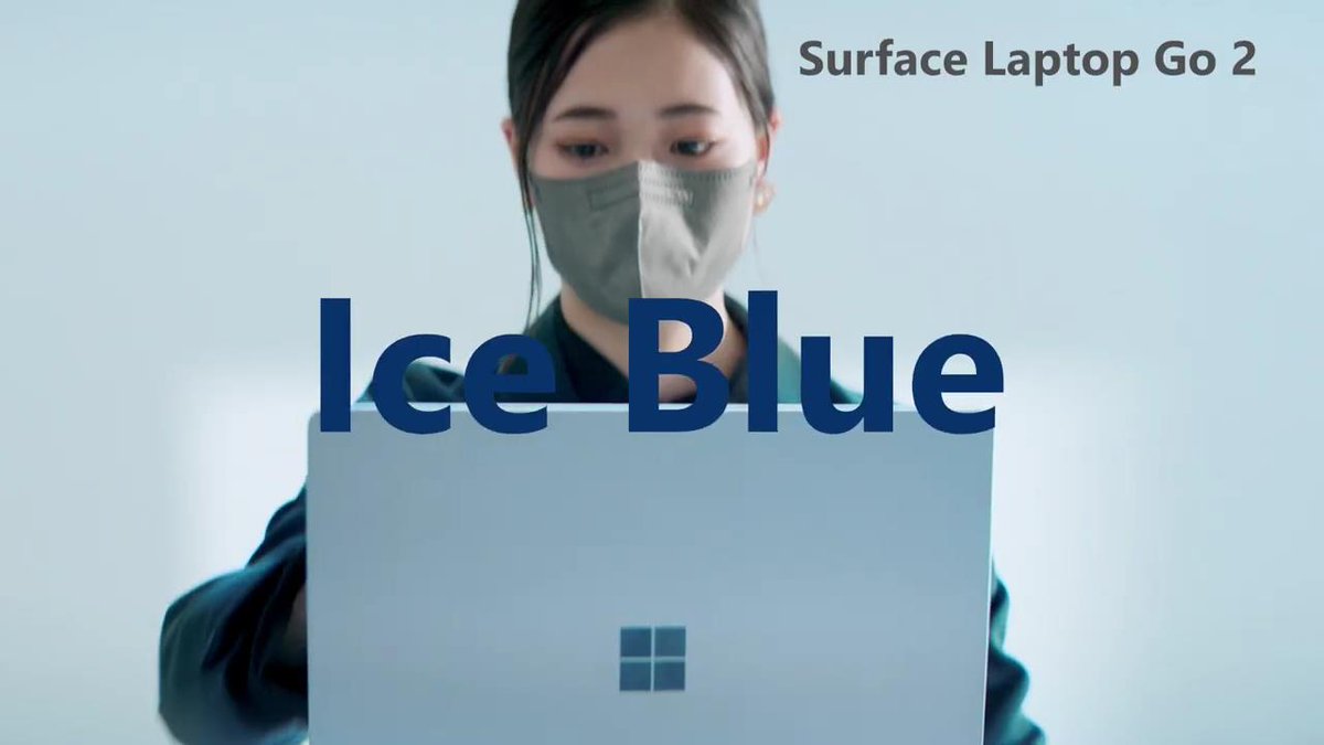 動画NOW on Twitter: "Microfost Surface Laptop Go 2、Surface Laptop 4 のCM カラーもサイズも私らしく 「Sage」篇 ...