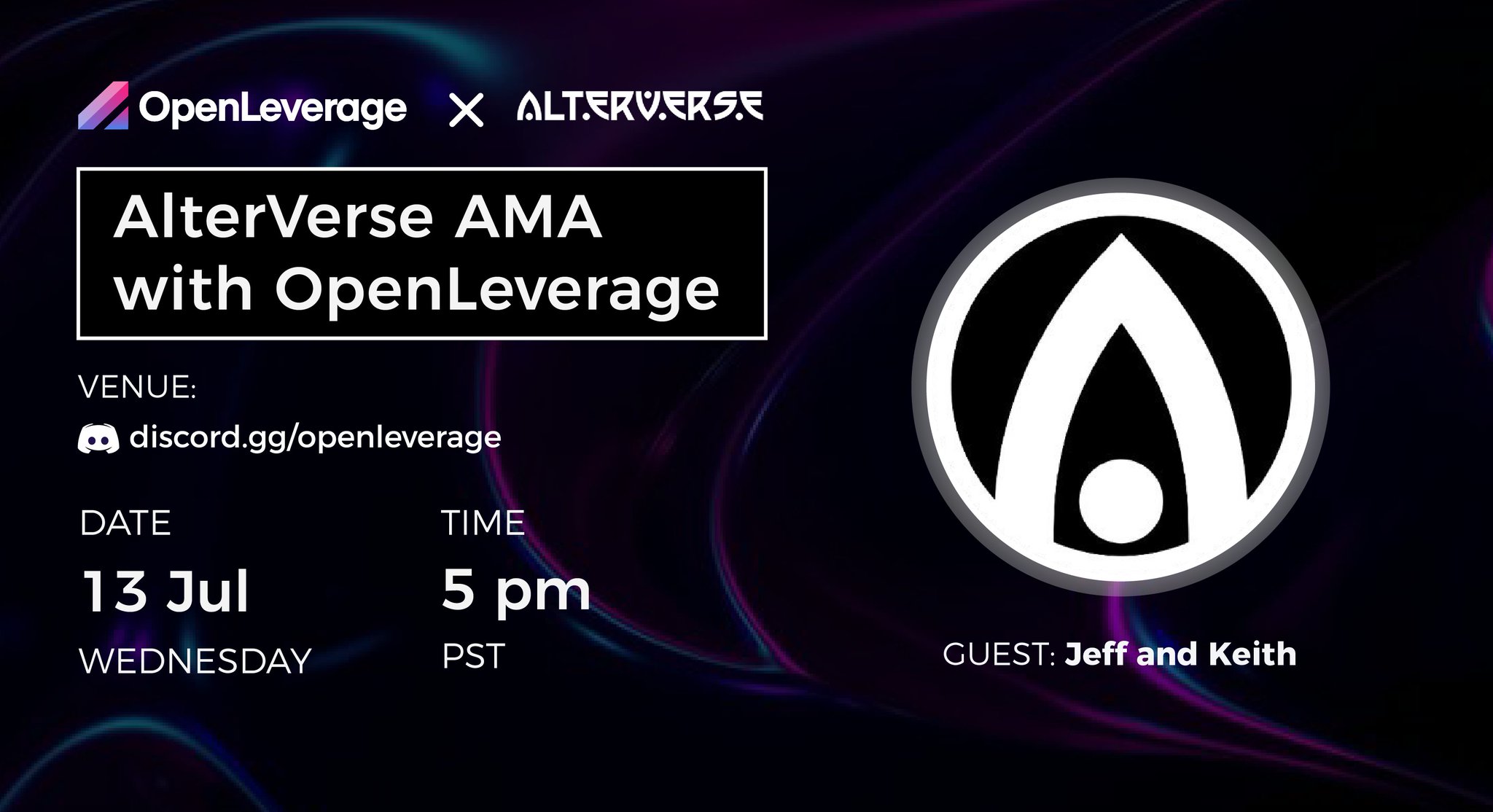 OpenLeverage on Twitter: "#OpenLeverage is having an AMA with @AlterVerseGame 📆 July 13 @ 5 PM ...