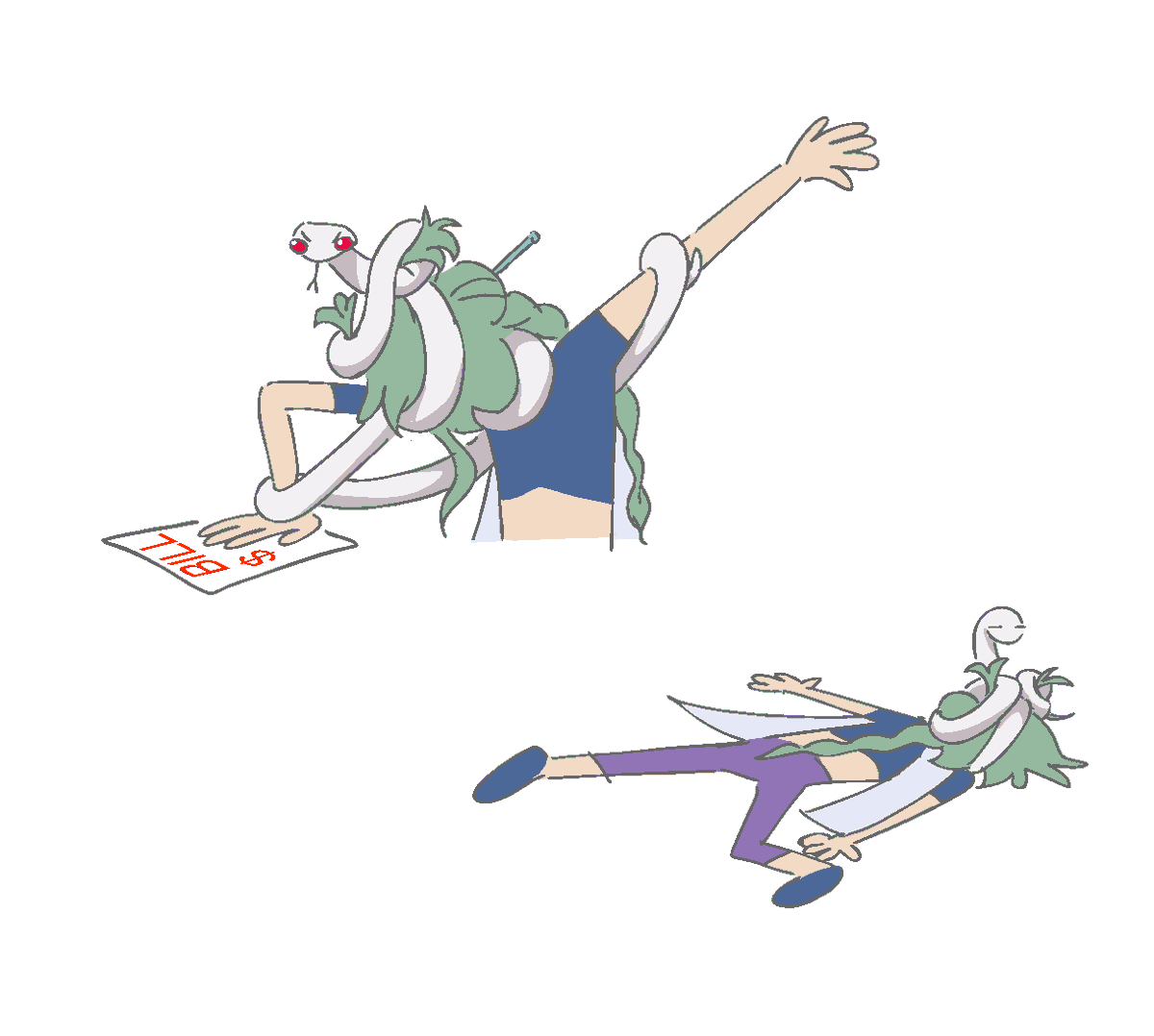 「To wrap this up, here's a very serious no-nonsense drawing i」 ‸ の漫画