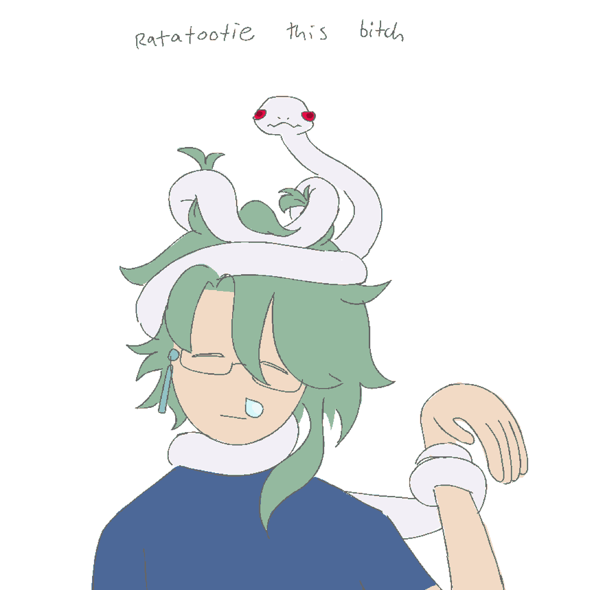 「To wrap this up, here's a very serious no-nonsense drawing i」 ‸ の漫画